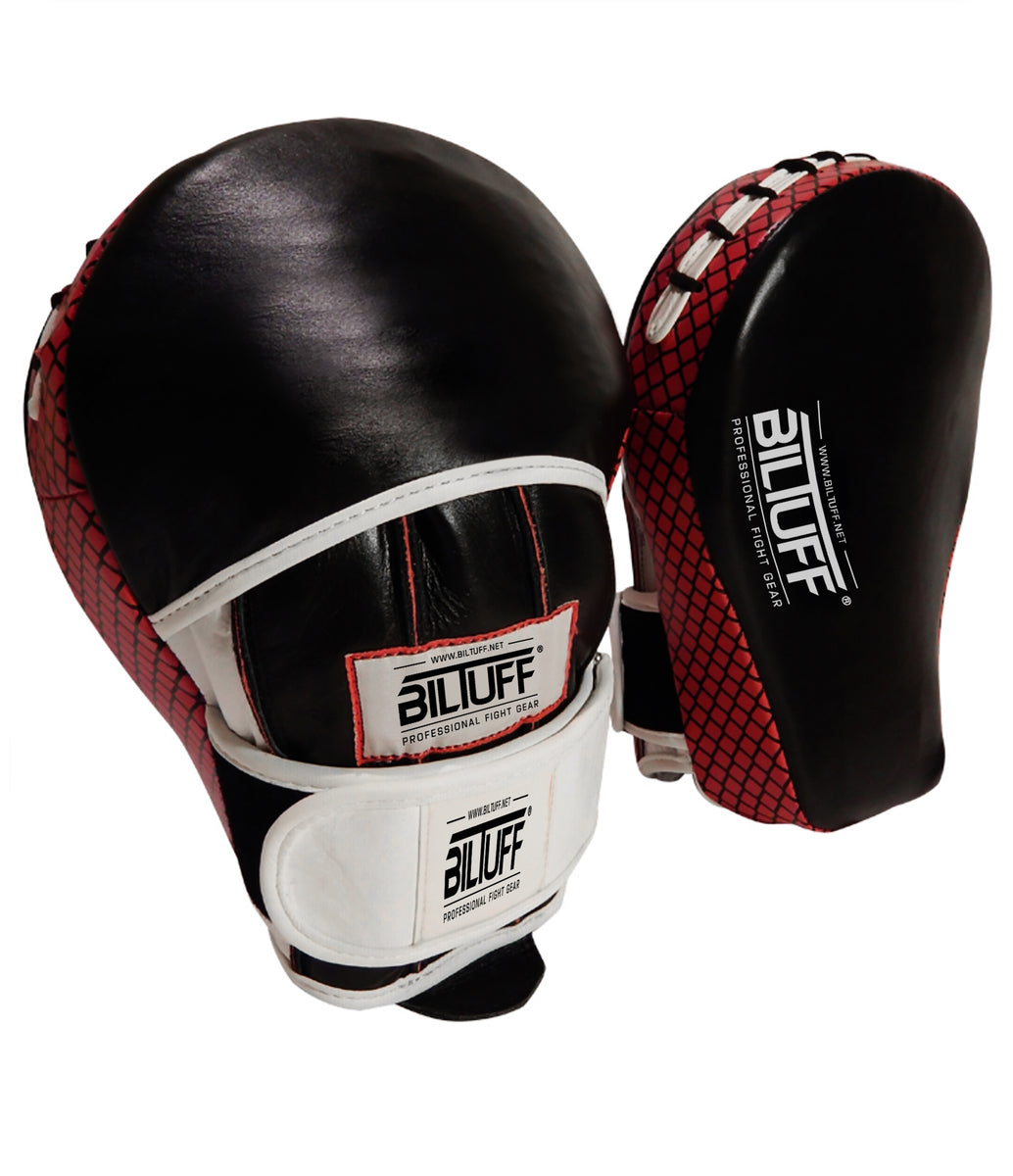 Biltuff Leather Cobra Head Focus Mitts | Biltuff – BilTuff
